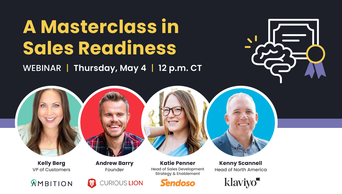 A Masterclass in Sales Readiness Webinar