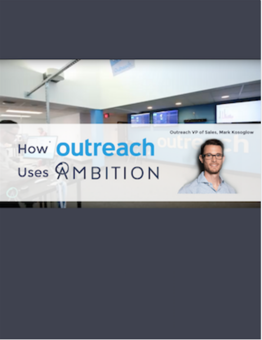 How I Use Ambition: Outreach.io